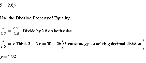 Solve Equations with Decimals – Easy Peasy All-in-One Homeschool