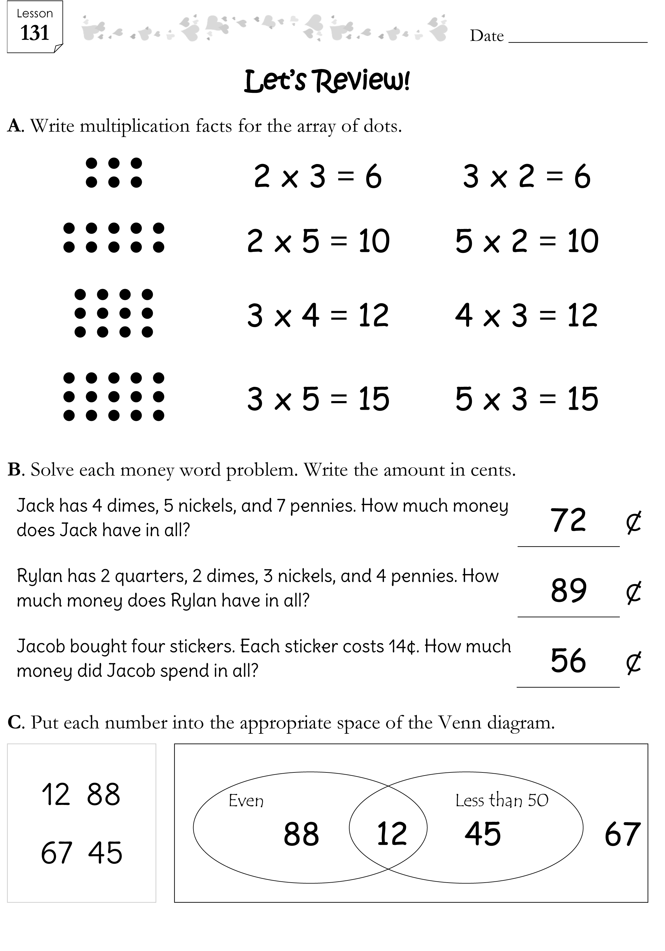ep-math-3-printables-answers lesson 131 – Easy Peasy All-in-One Homeschool
