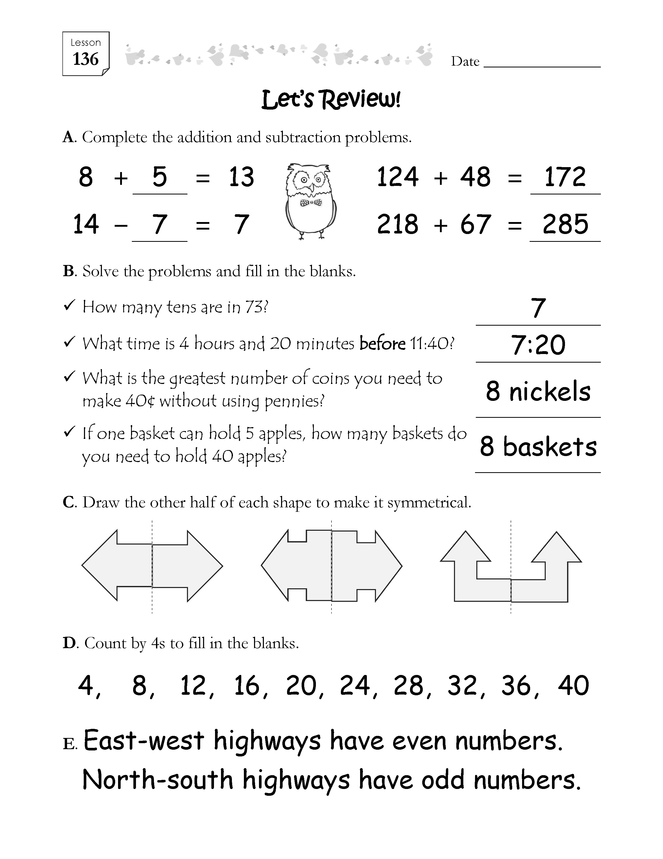 ep-math-3-printables-answers lesson 136 – Easy Peasy All-in-One Homeschool