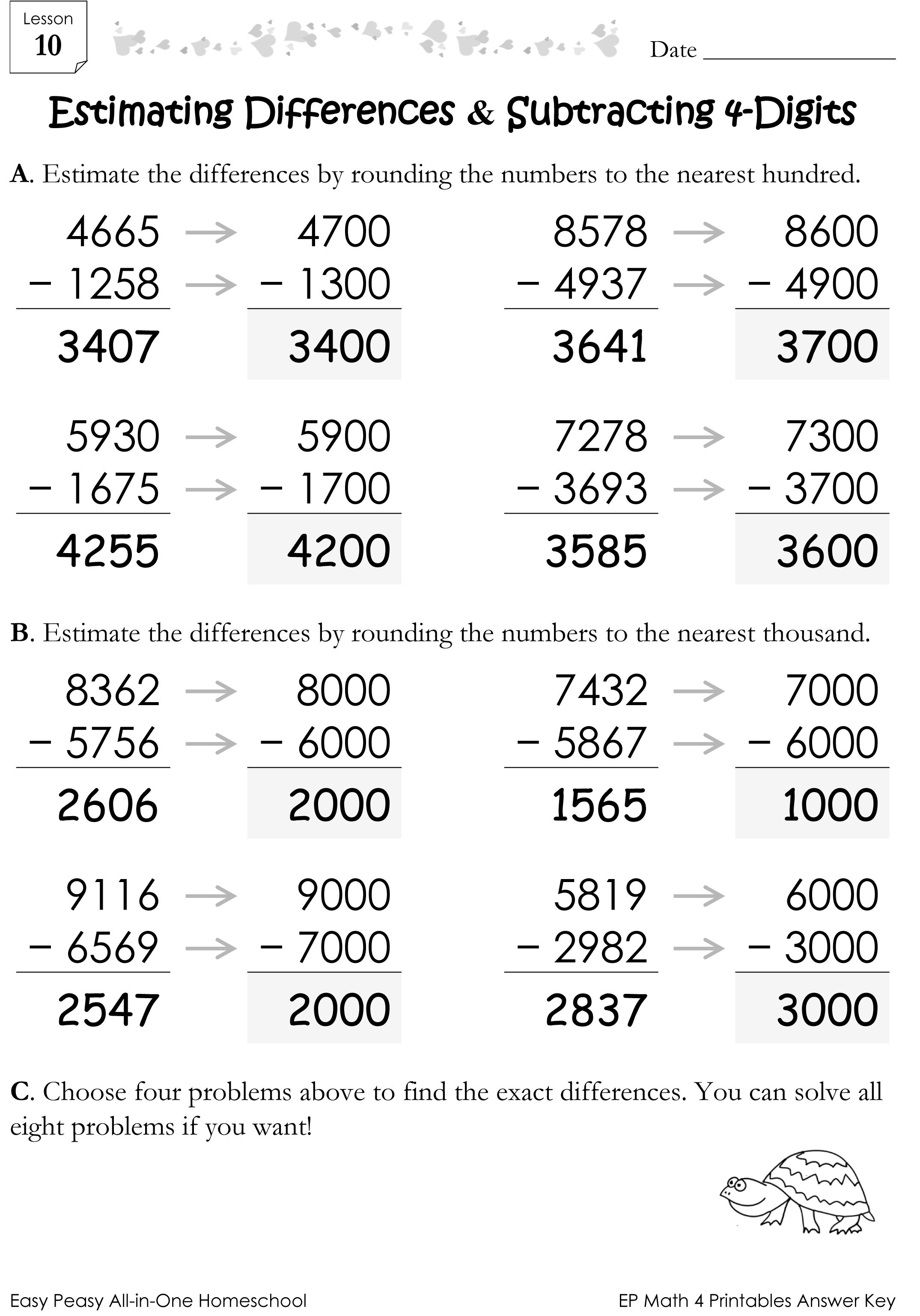 ep-math-4-printables-answers lesson 10 – Easy Peasy All-in-One Homeschool