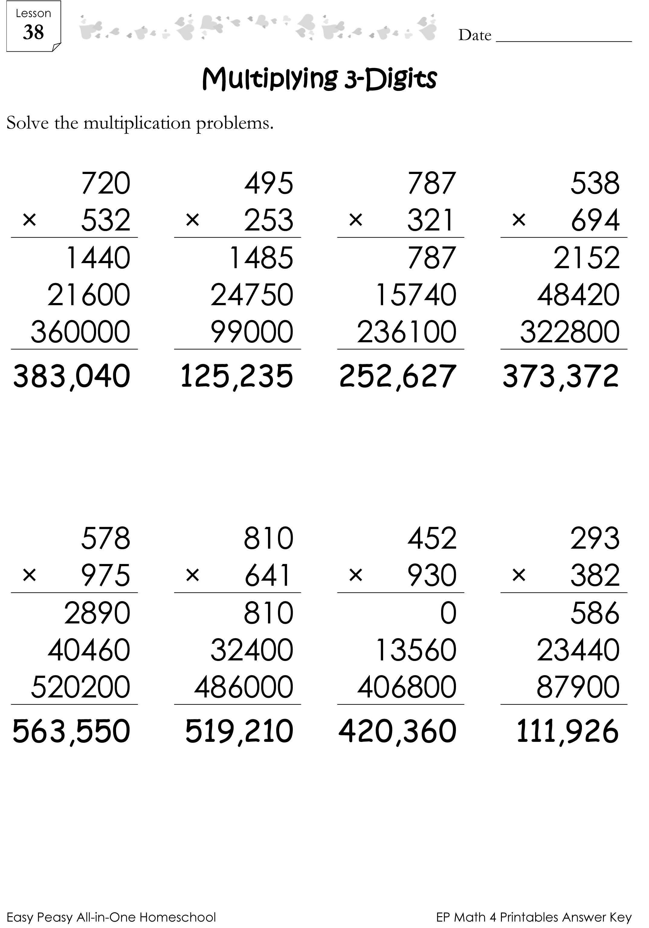 ep-math-4-printables-answers lesson 38 – Easy Peasy All-in-One Homeschool