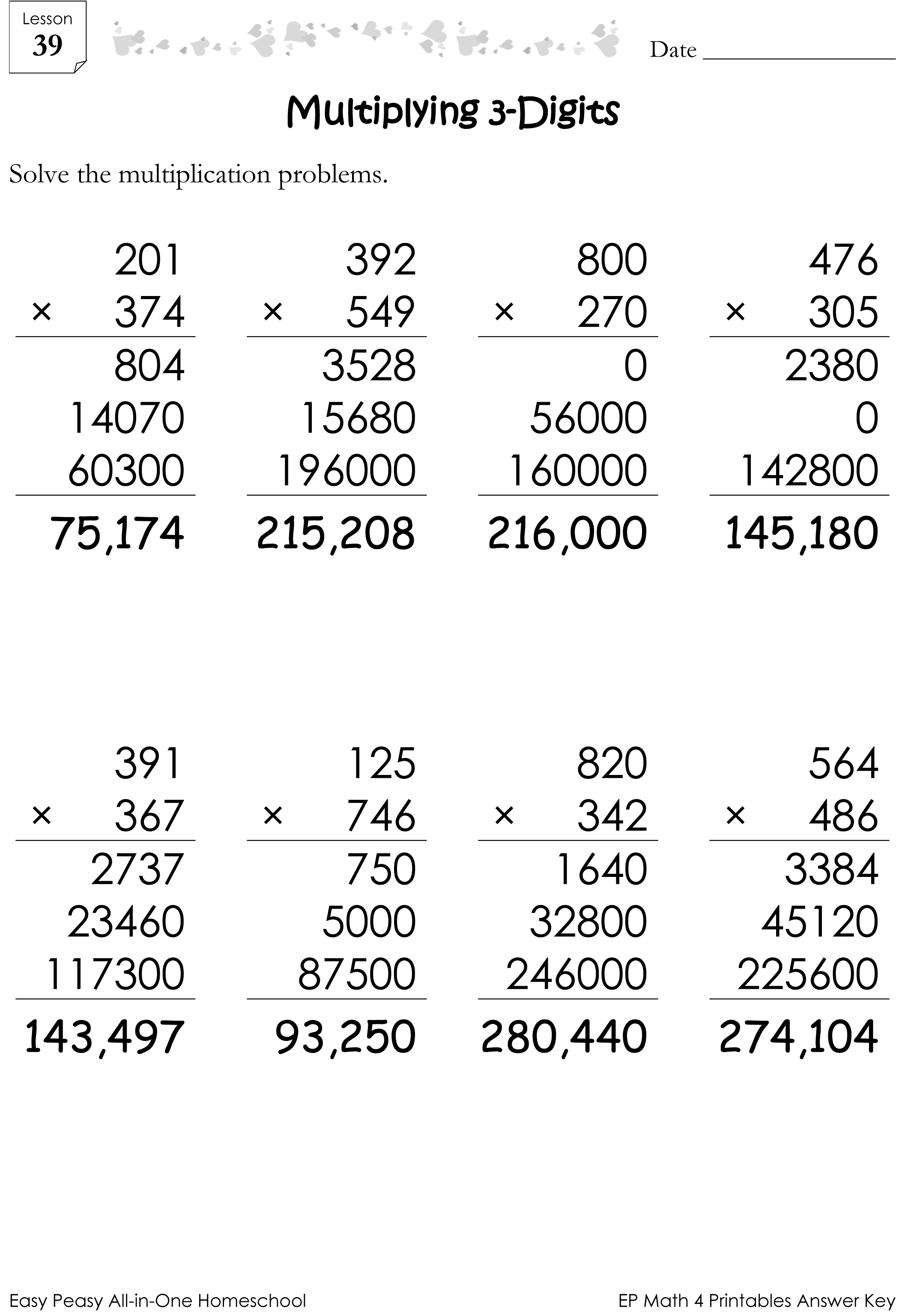 ep-math-4-printables-answers lesson 39 – Easy Peasy All-in-One Homeschool