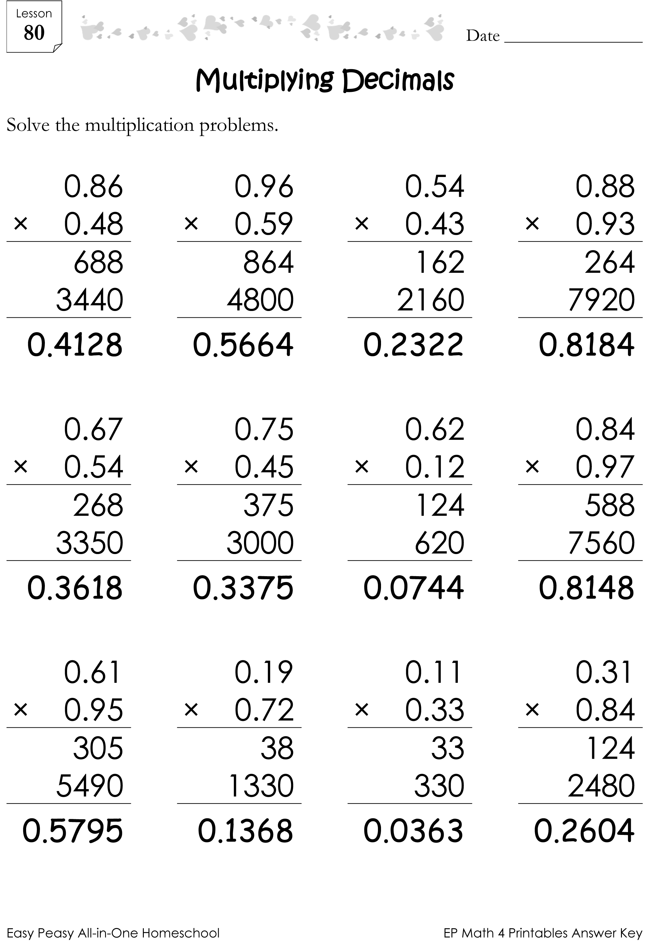 ep-math-4-printables-answers lesson 80 – Easy Peasy All-in-One Homeschool