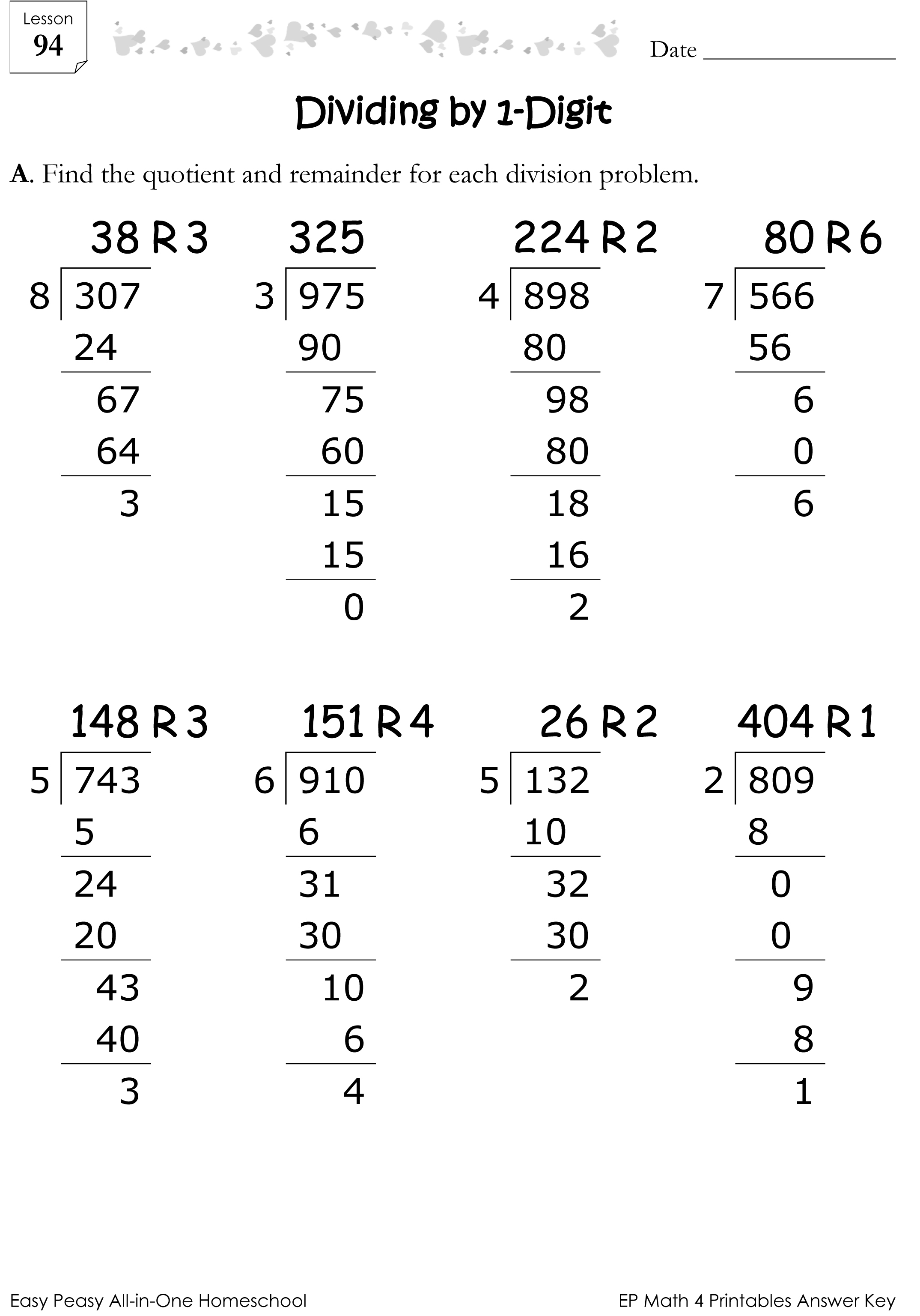 ep-math-4-printables-answers lesson 94 – Easy Peasy All-in-One Homeschool